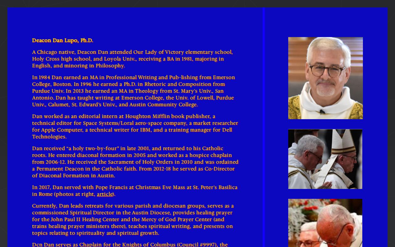 Deacon Dan Lupo